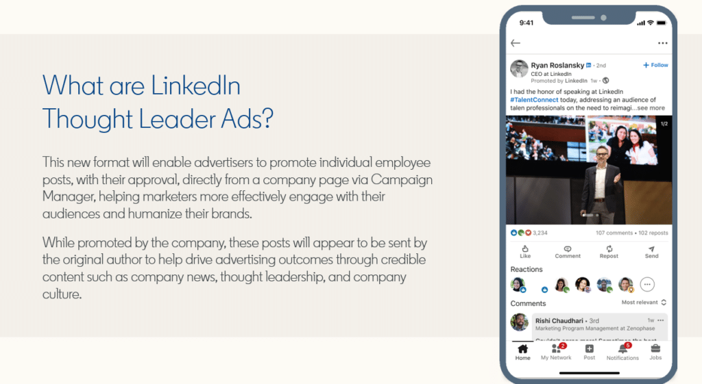 LinkedIn Thought-Leadership Ads | OST